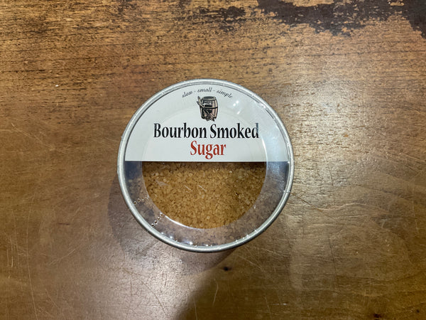 Bourbon Smoked Sugar 4oz Can – Evilo Oils & Vinegars